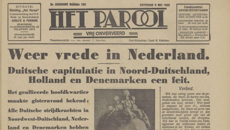 Alle naoorlogse edities van Het Parool tot 1995 online | Het Parool