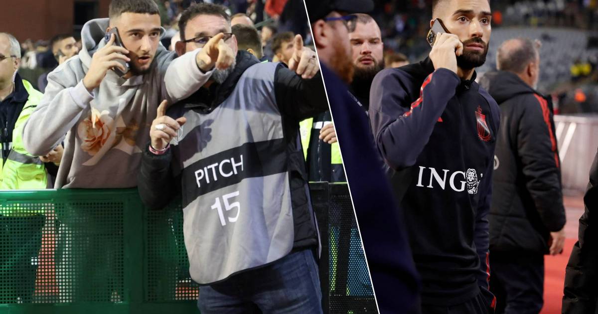 Les Diables Rouges inquiets recherchent leurs proches dans les tribunes ...