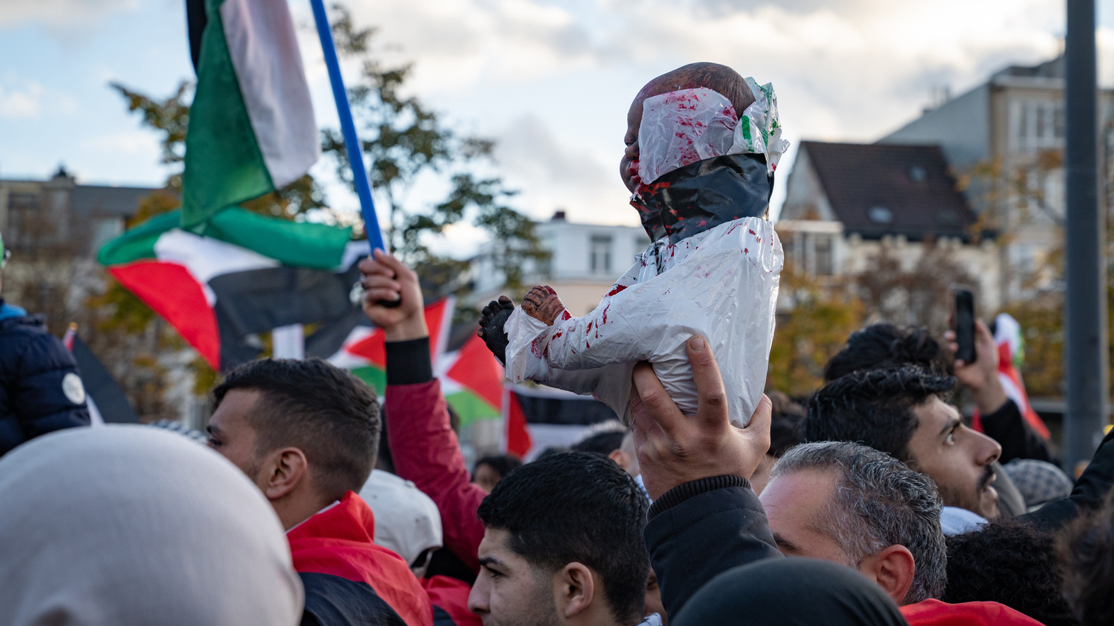 1.000 actievoerders protesteren tegen oorlog in Gaza: “Na 75 jaar ...