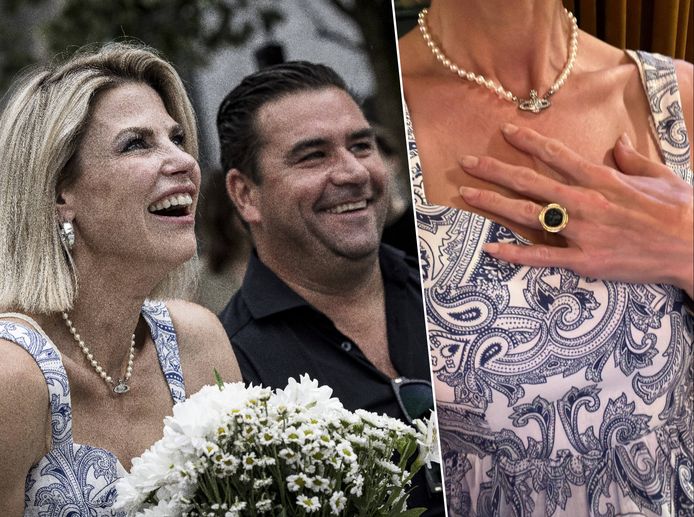 IN BEELD. Tanja Dexters in intieme kring getrouwd met haar partner Michael: “Mijn bruidsboeket ...