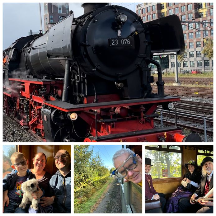 Genieten van stampende stoomtrein tussen Den Bosch en Nijmegen: ‘Net ...