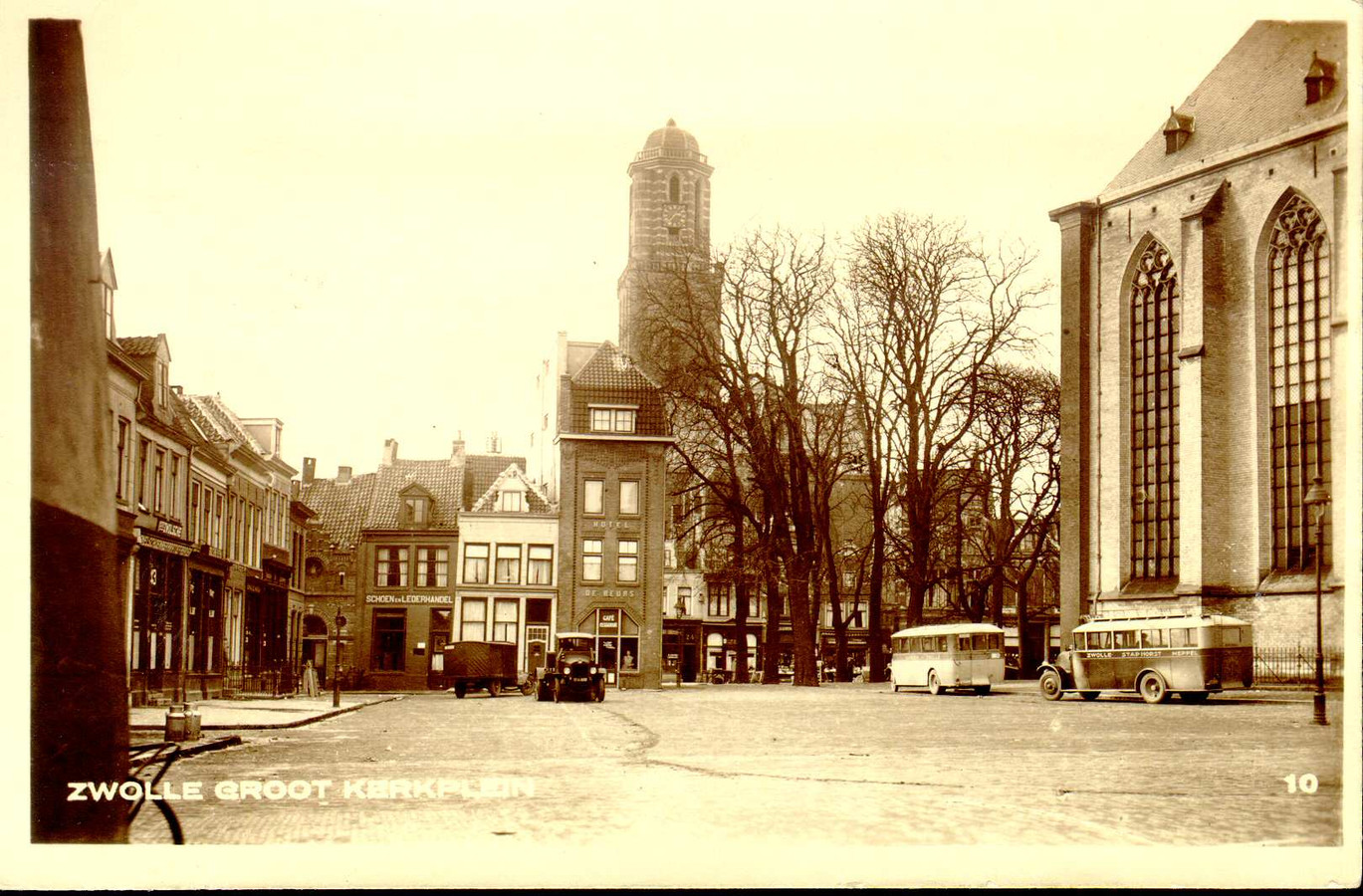 Zo zag Zwolle er precies 100 jaar geleden uit | Foto | AD.nl