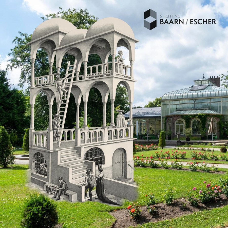 Hoe een wandelapp de Baarnse geschiedenis van Escher tot leven wekt: ‘Hij was dol op deze plek ...