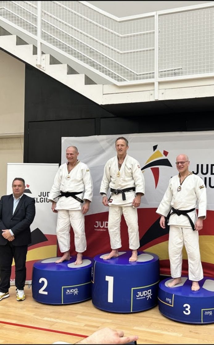 Judoka Eddy Van de Cauter behaalt gouden medaille op Belgisch ...