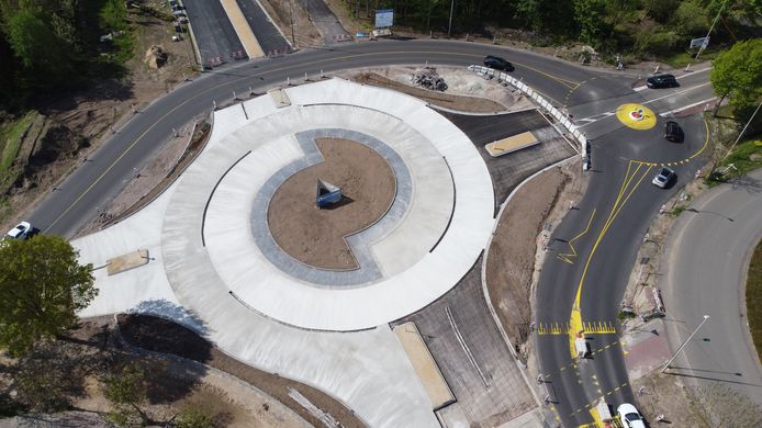Turborotonde Heesch bijna klaar voor eerste auto's | Oss e.o. | bd.nl