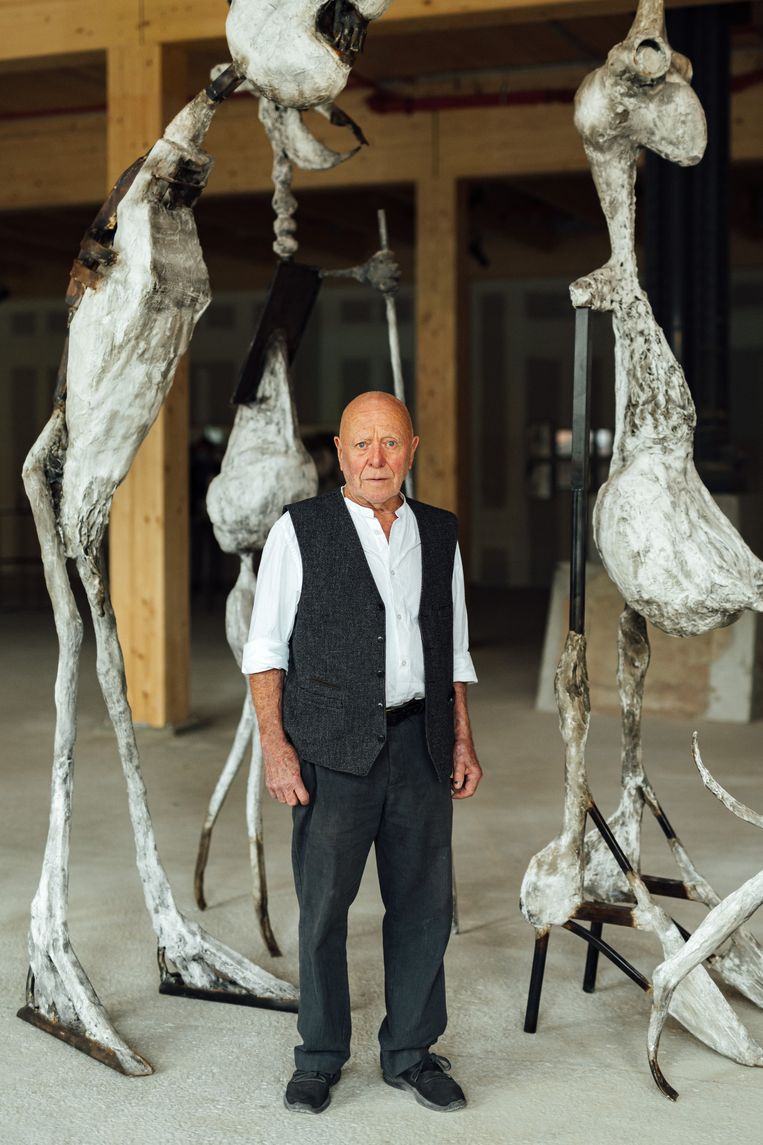 Kunstenaar Koenraad Tinel (86): ‘Ik heb mijn droom in een beeld kunnen ...