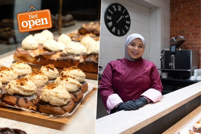 NET OPEN. Ikram (19) verovert Borgerhout met haar eigenzinnige cinnamon rolls: “Prijzen hou ik ...