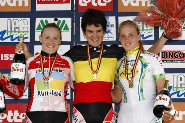 An Van Rie derde keer op rij Belgisch kampioene tijdrijden | De Morgen