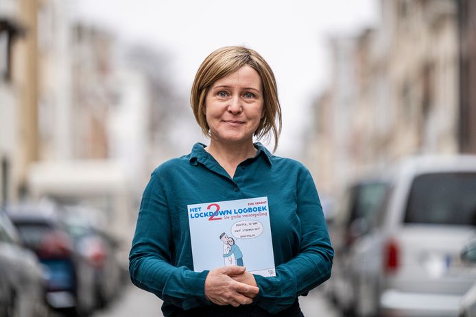 Eva De Wolf (44) brengt tweede boek met lockdowncartoons uit: “Zelfs ...