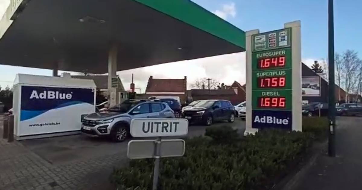 Grote drukte aan verschillende tankstations: “Nog vlug tanken voor de ...