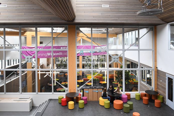 Het nieuwe gebouw van het Koning Willem II college