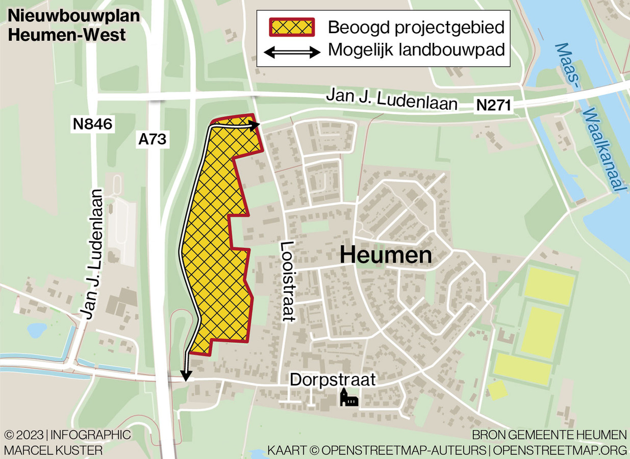 Plannen doorgezet: over anderhalf jaar bouwen in ‘Heumen-West’ | Foto ...