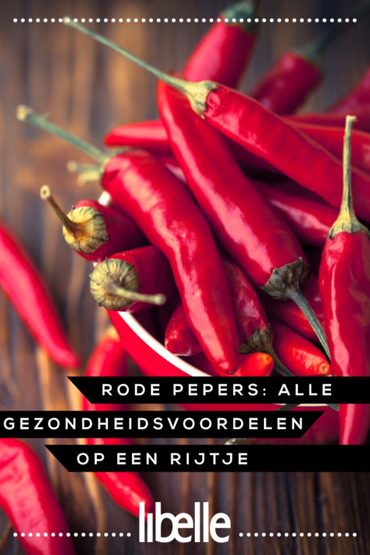 Rode pepers: alle gezondheidsvoordelen op een rijtje | Libelle