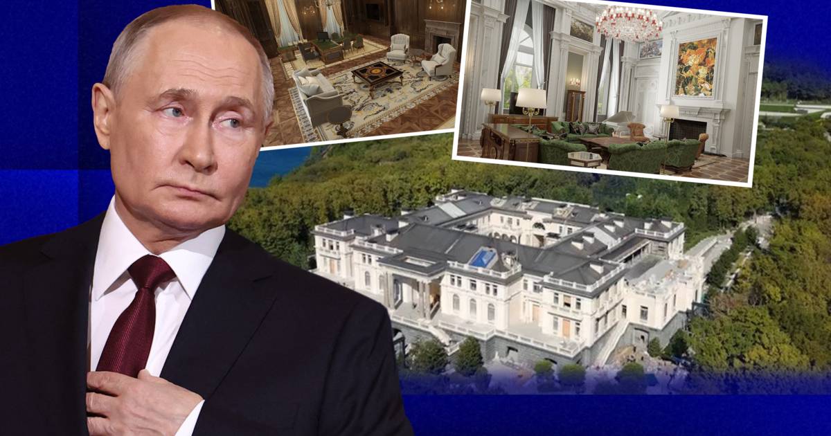 Le palais secret de Poutine fait peau neuve, avec des lustres de ...