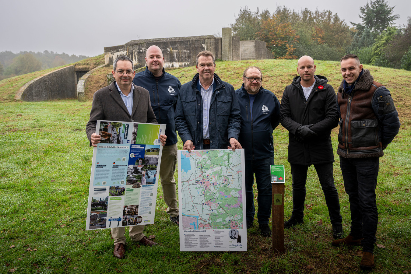 Route met QR-codes door Woensdrecht in oorlogstijd: ‘Verhalen zo ...