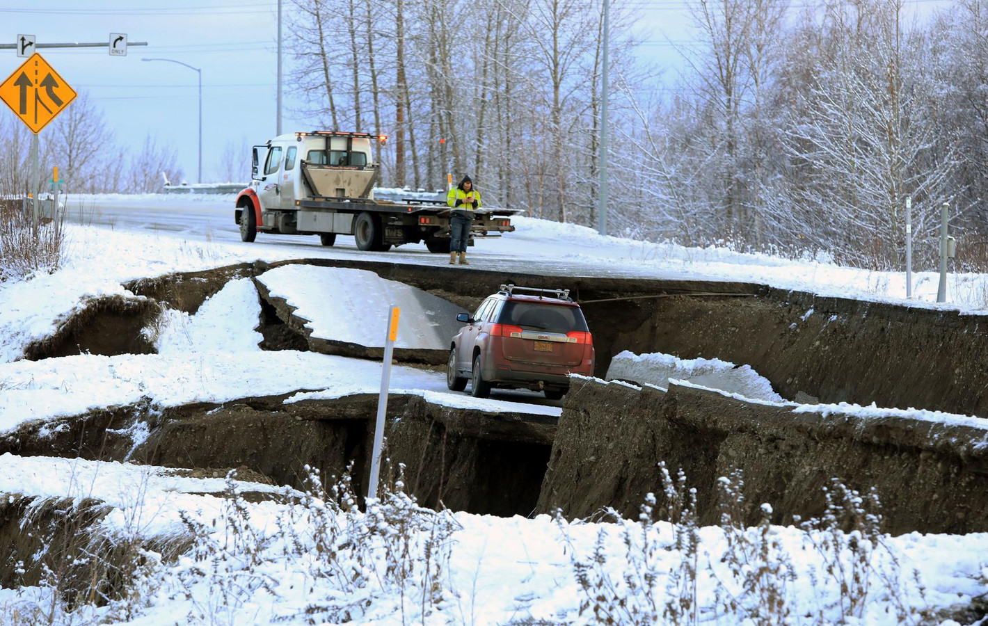 Tsunami-alarm ingetrokken na aardbeving in Alaska | Foto | hln.be