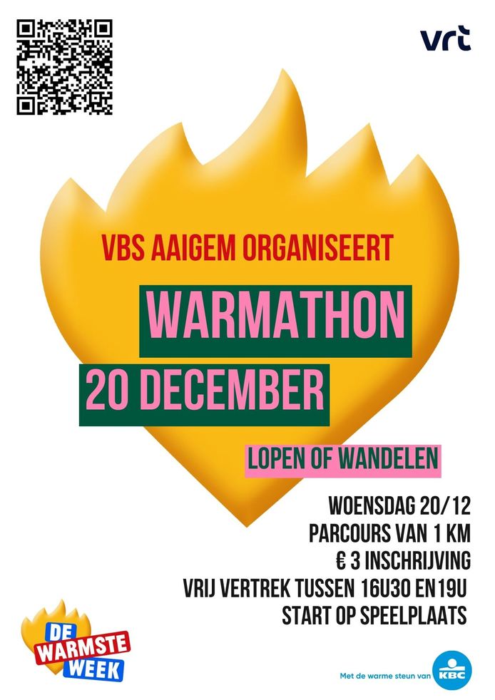 Warmathon: Loop of wandel jij mee voor De Warmste Week? | Erpe-Mere ...