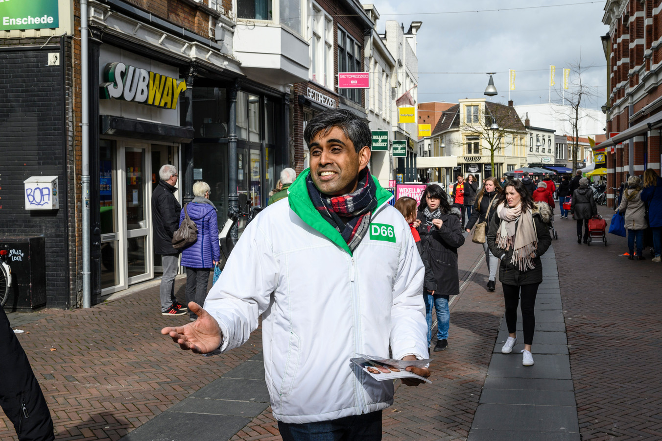 D66-lid bedreigd in Enschede: ‘Hij zou mij ‘neer rammen’ als ik nog een ...