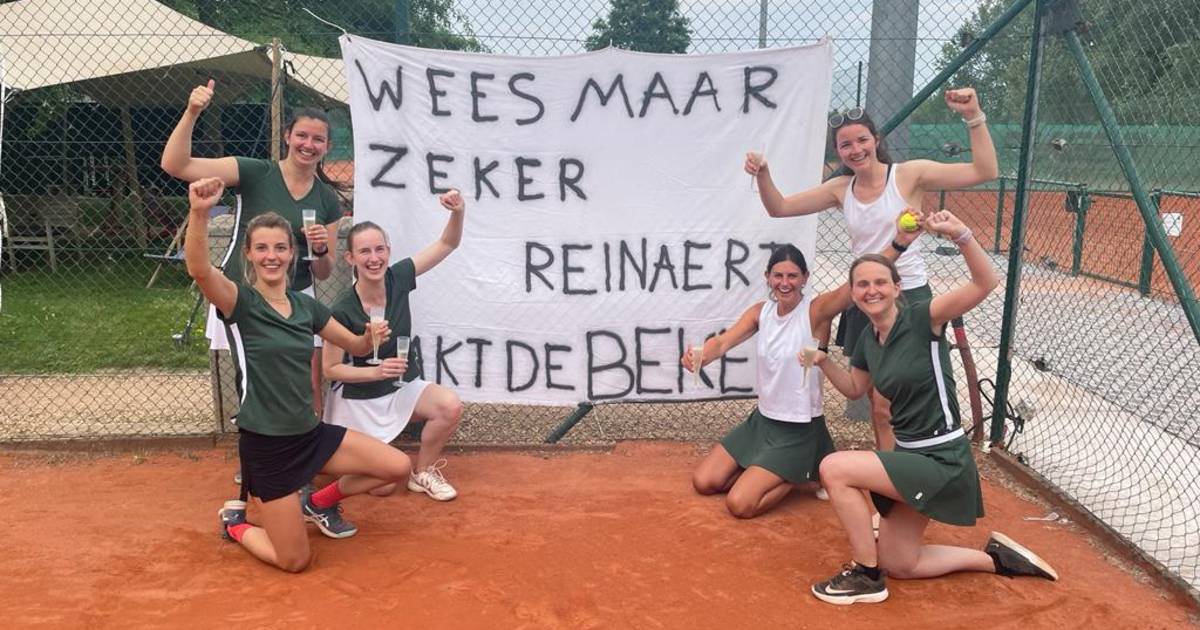 Dames van TC Reinaert kronen zich tot tenniskampioen | Lokeren | hln.be