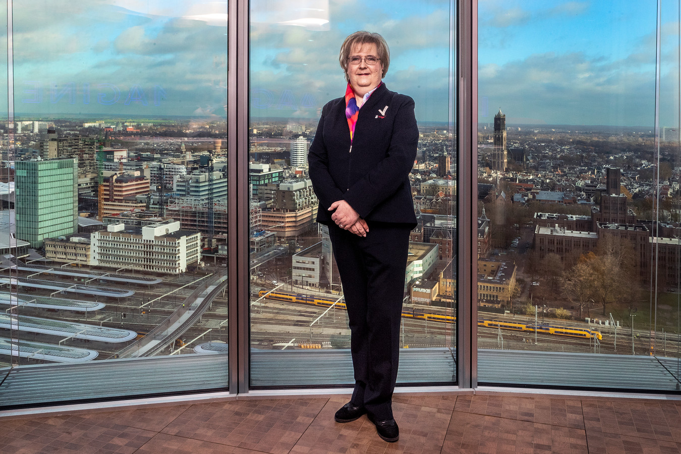 Negen jaar werkte Herman als beveiliger bij de Rabobank, nu doet ze dat ...