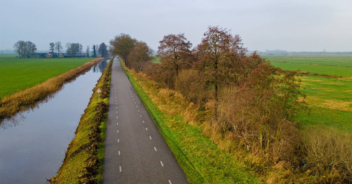 Toch een fietspad langs de Stadsweg tussen Rouveen en Hasselt in plaats ...