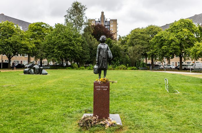 Gemeente Amsterdam stelt cameratoezicht in bij standbeeld Anne Frank ...