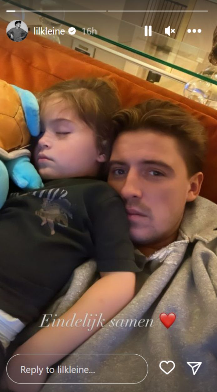Lil Kleine na lange tijd herenigd met zoontje Lío: “Eindelijk samen” | Showbizz | hln.be