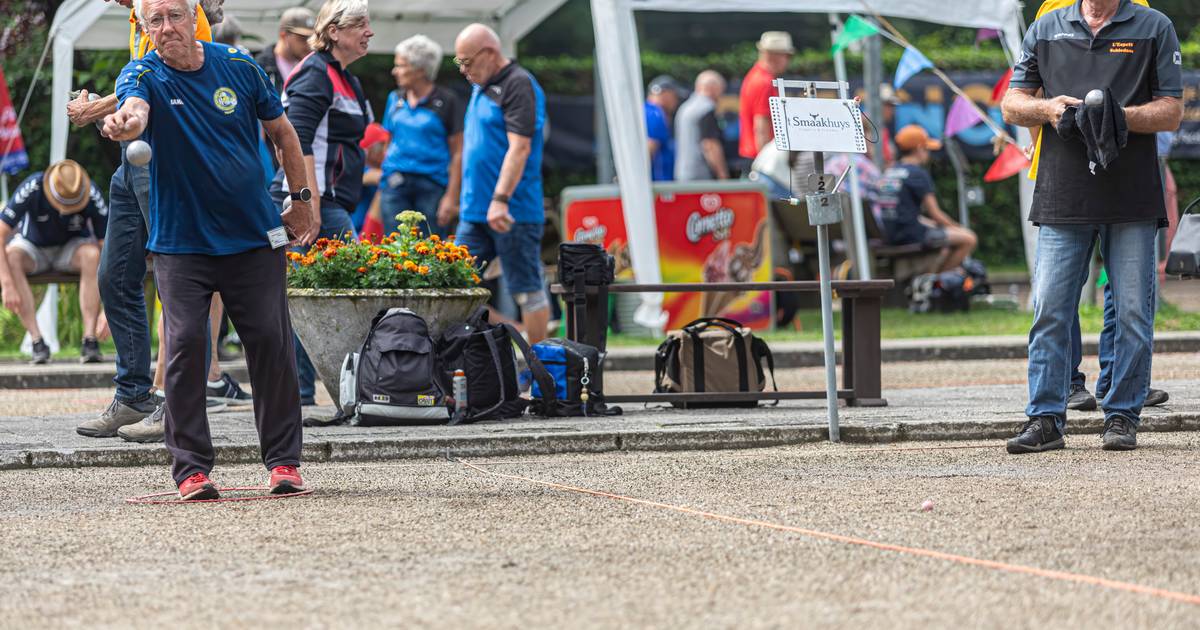 Het is net op tijd droog voor het spel met de metalen ballen: ‘Die ...