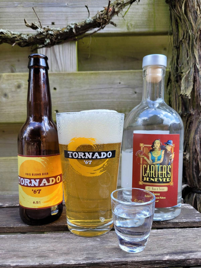 Frisse jenever op basis van tornadobier: “Vergeten sterke drank opnieuw ...
