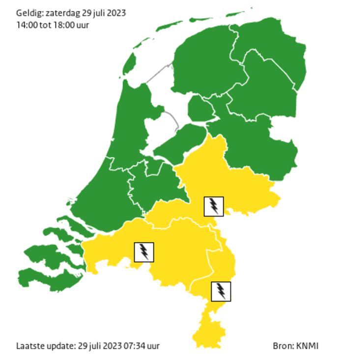Code geel in Brabant door stevige onweersbuien | Brabant | bd.nl Code geel in Brabant door stevige onweersbuien | Brabant | bd.nl