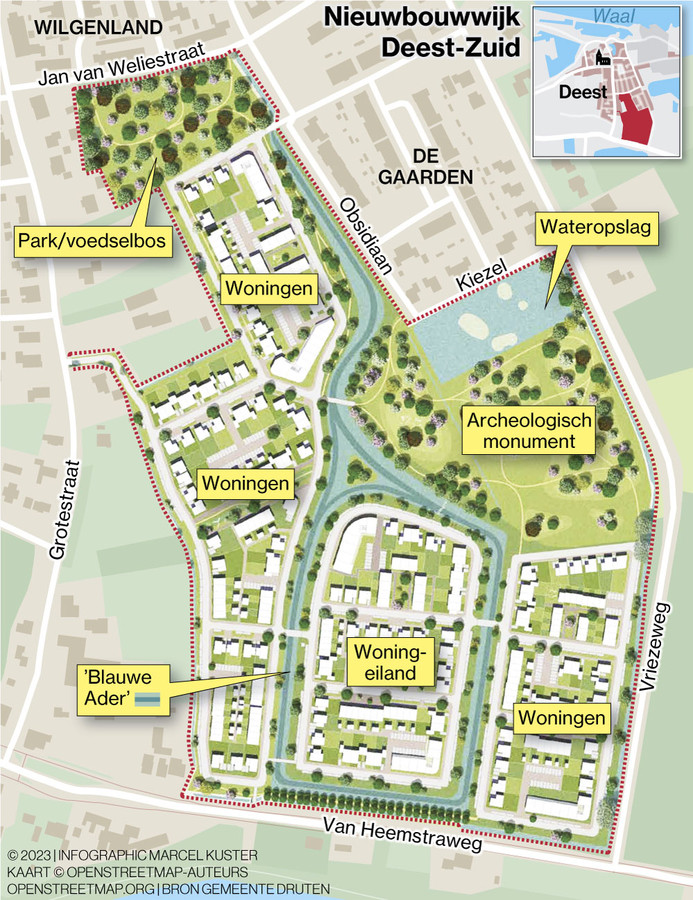 Nieuwe wijk maakt Deest in één keer een derde groter | Foto ...