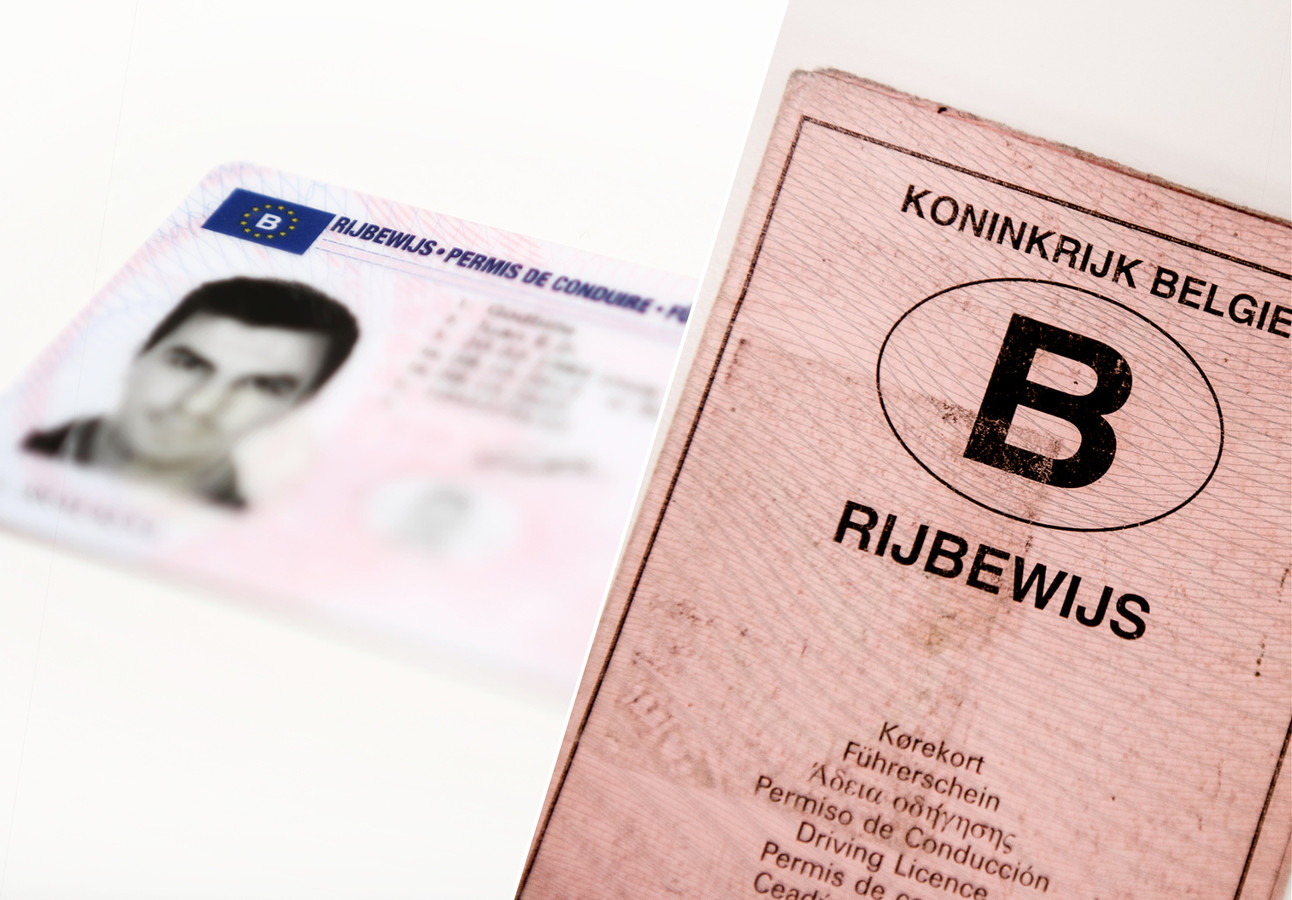 Half miljoen Belgen moeten dit jaar hun plastic rijbewijs vervangen, en ...