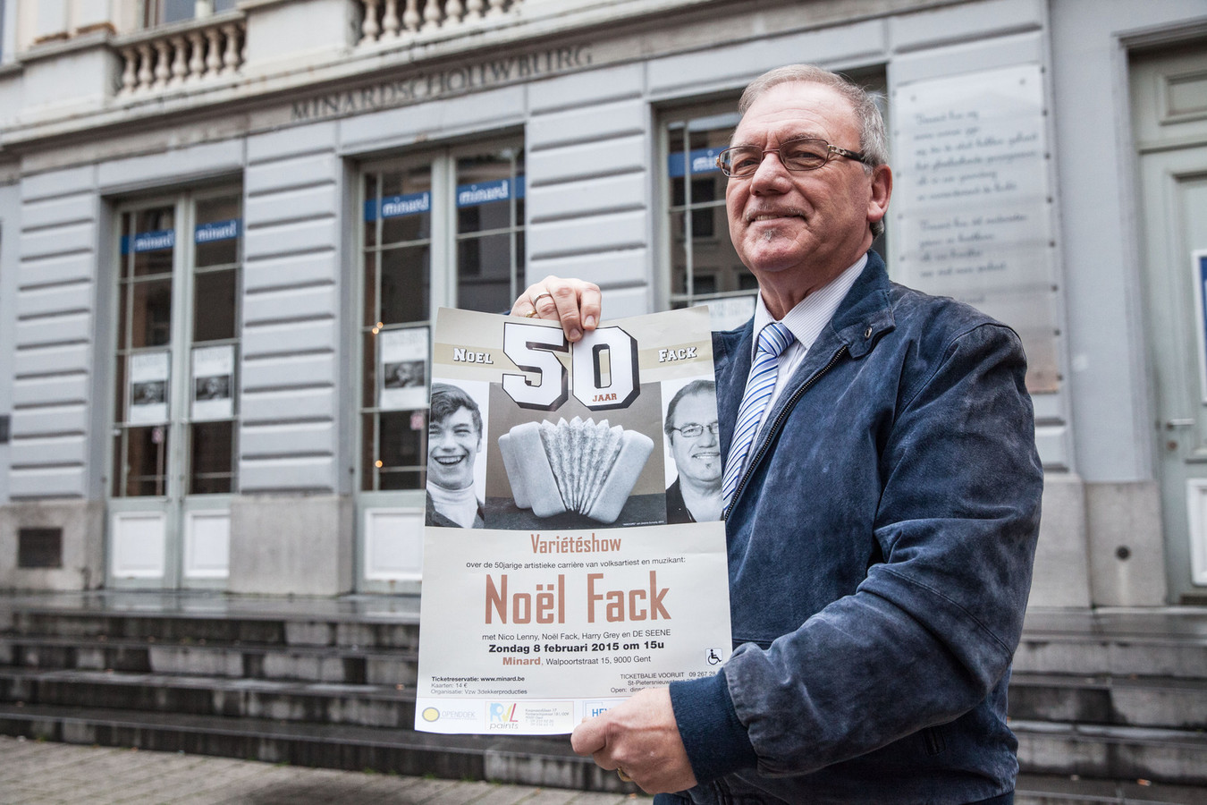 Noël Fack viert vijftig jaar op de planken | Foto | hln.be