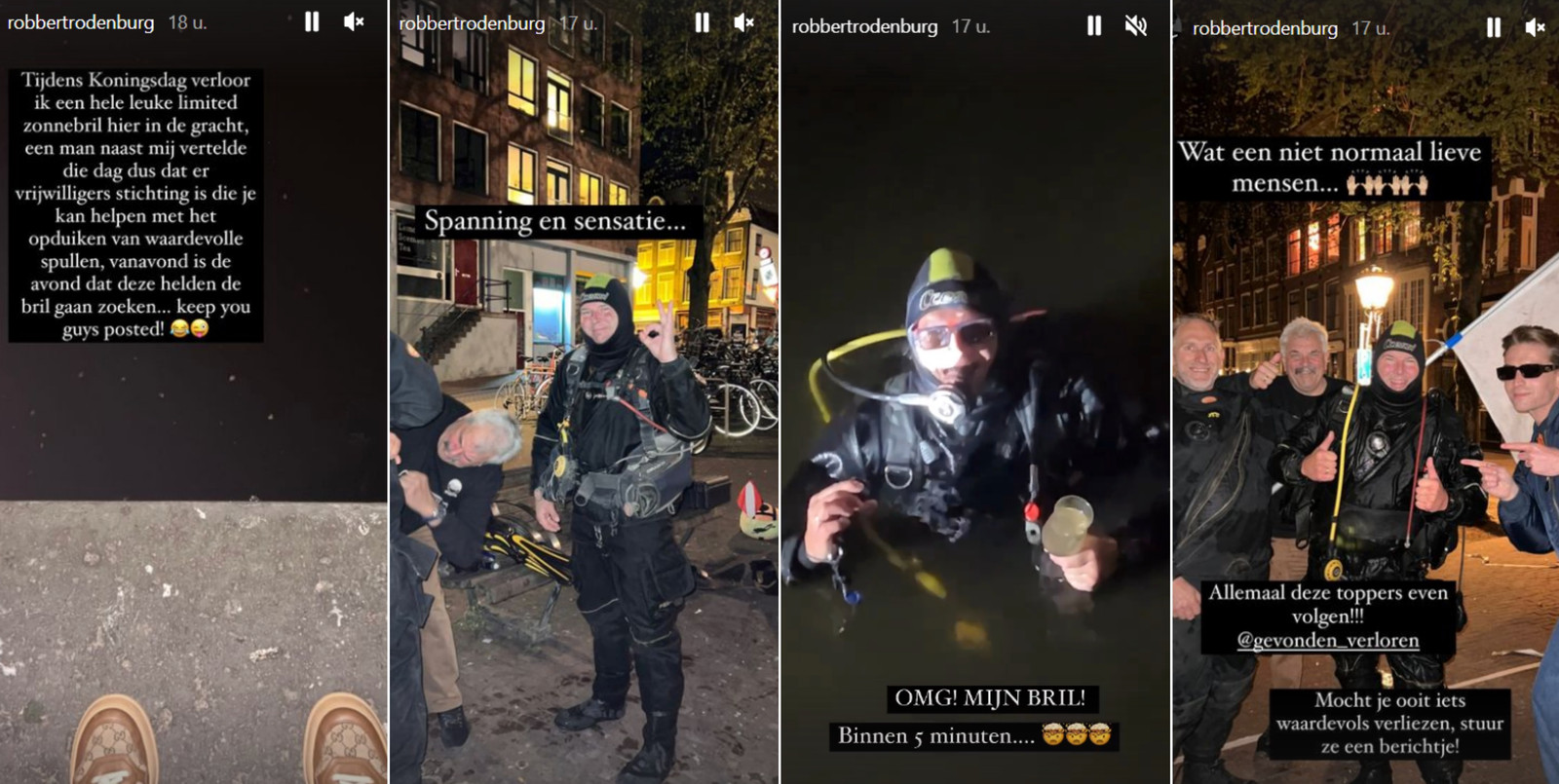 Abbey Hoes flasht boezem bij uitkijkpunt en Robbert Rodenburg laat ...