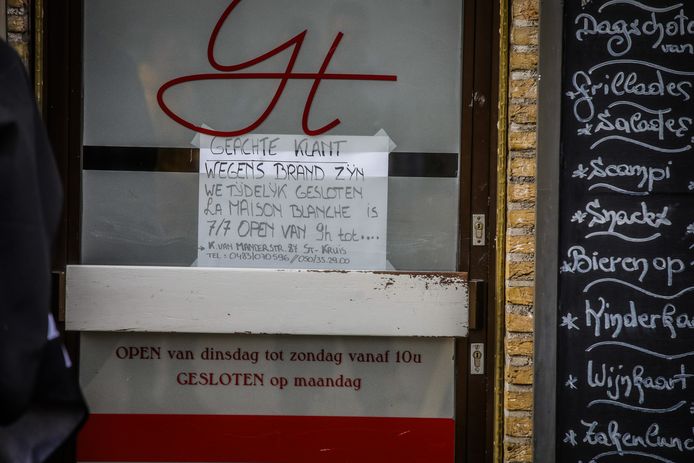 Restaurant blijft weken gesloten na brand: “Schade is enorm” | Brugge ...