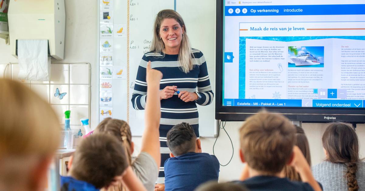 De eerste schooldag, juf Iris staat voor het eerst voor groep 6 | Arnhem | gelderlander.nl