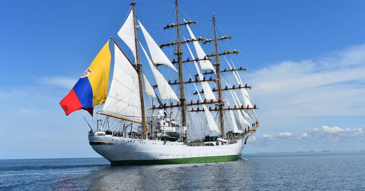 Colombiaans zeilschip meert aan in Antwerpen | Antwerpen | hln.be