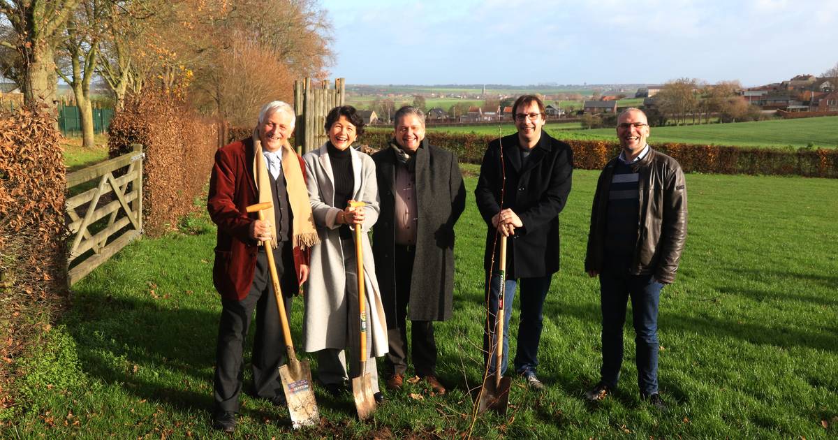 Eerste spadesteek voor minicamping De Bosgeus | Heuvelland | hln.be