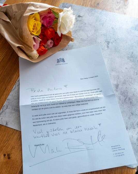 Stel vernoemt baby naar Mark Rutte: 'Toen we hem op tv zagen, wisten we ...