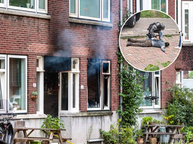 Om 14.21 uur haalt Fouad L. de trekker vijf keer over in het Erasmus MC ...