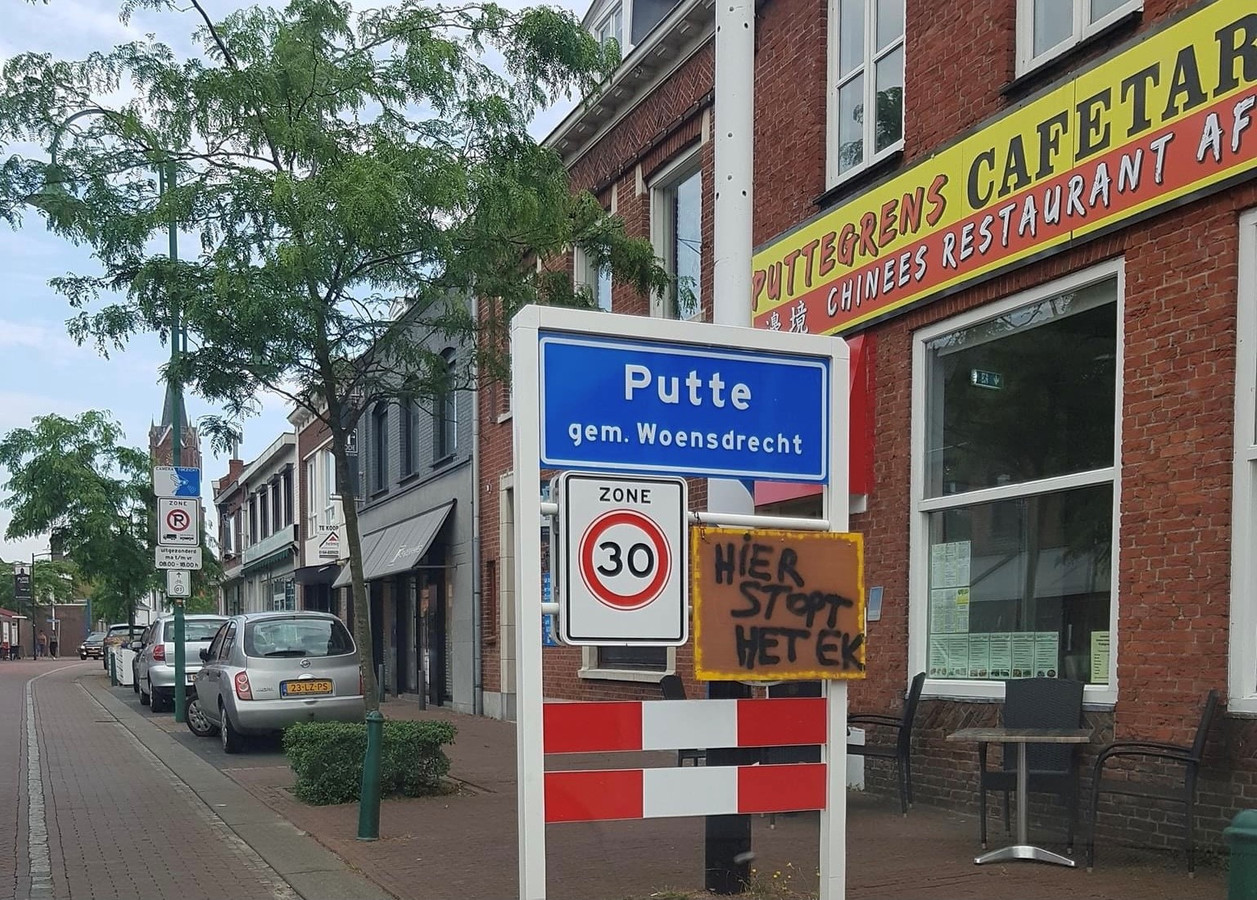 ‘Hier stopt het EK’: Belgen plagen Nederlanders in grensdorp Putte na ...