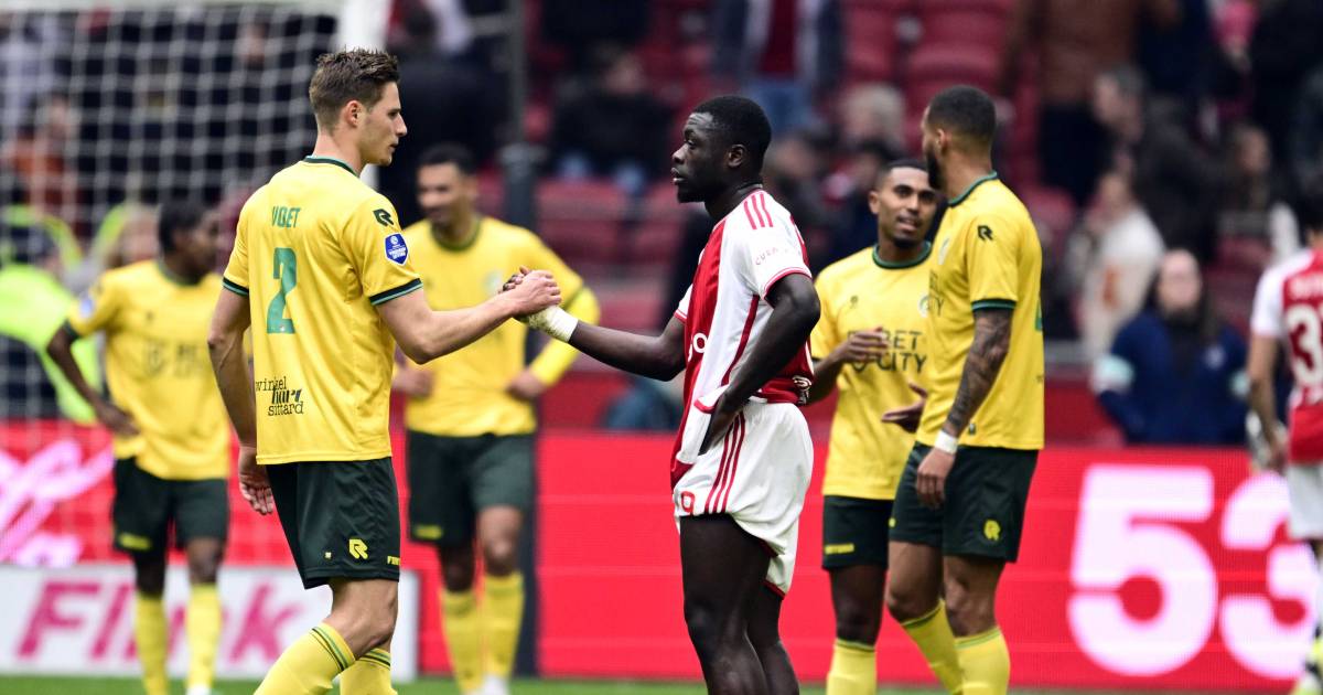Matig Ajax dankt invaller Brian Brobbey voor punt tegen Fortuna Sittard ...