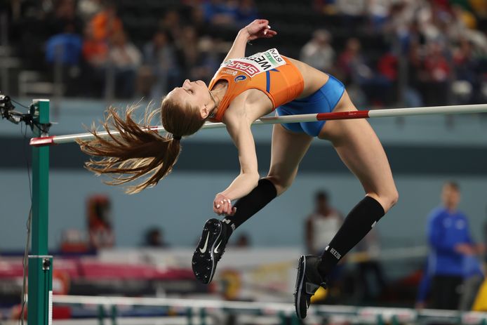 Britt Weerman stunt met zilver bij het hoogspringen op EK indoor ...
