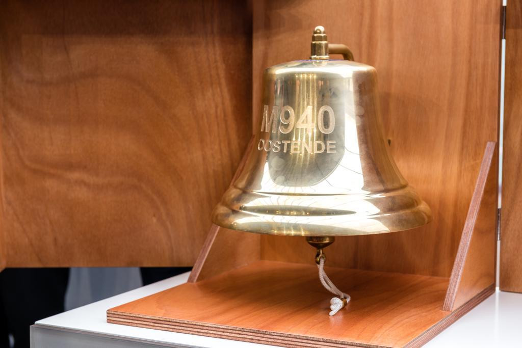 Nieuw marineschip M940 Oostende officieel te water gelaten | Foto | hln.be