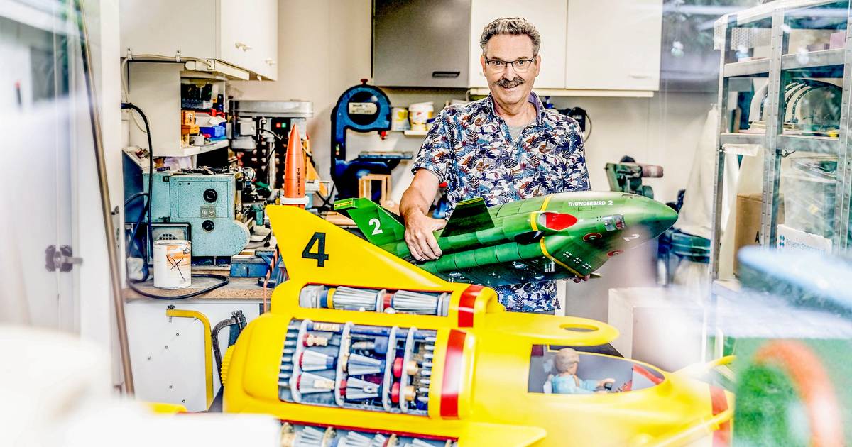 Ben bouwt zelf Thunderbirdruimteschepen: ‘De raket vliegt nog net niet ...