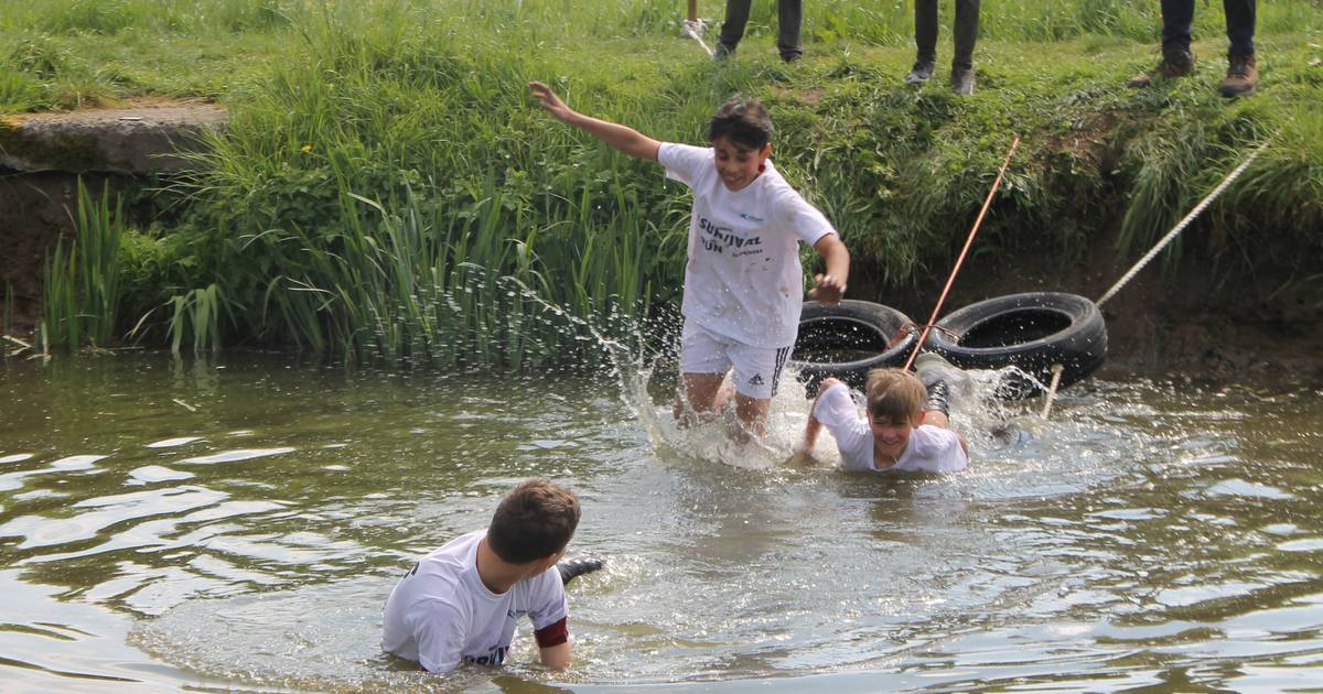 Eerste Survival Run laat jongeren rennen, springen, vliegen, duiken ...