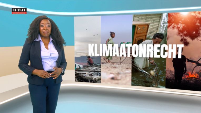 Zambiaanse weervrouw plots te zien op Eén: ‘Geniet van jullie regen’