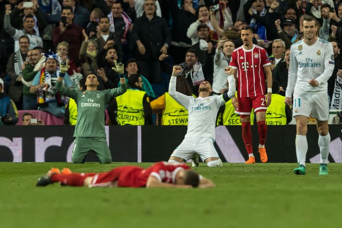 Zo vierden de spelers van Real Madrid hun vierde finaleplek in vijf ... Zo vierden de spelers van Real Madrid hun vierde finaleplek in vijf ...