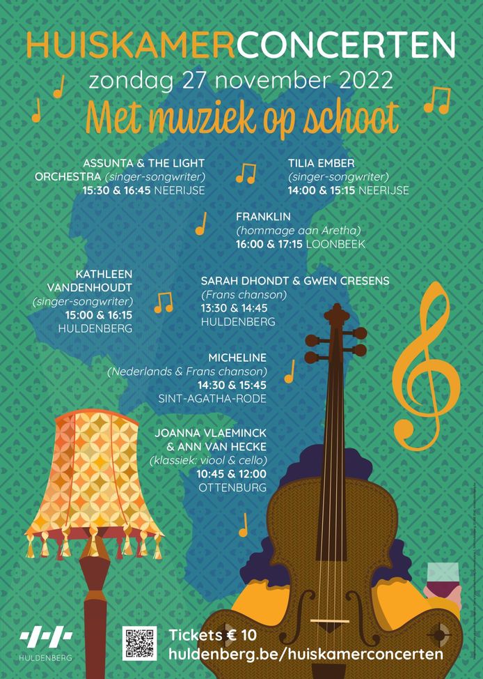 Huiskamerconcerten in Huldenberg vinden plaats op 27 november ...