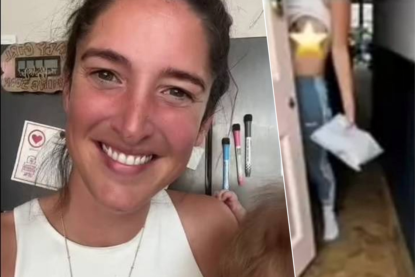 Kelly laat hele wereld meegenieten van gênant moment met pakjesbezorger ...